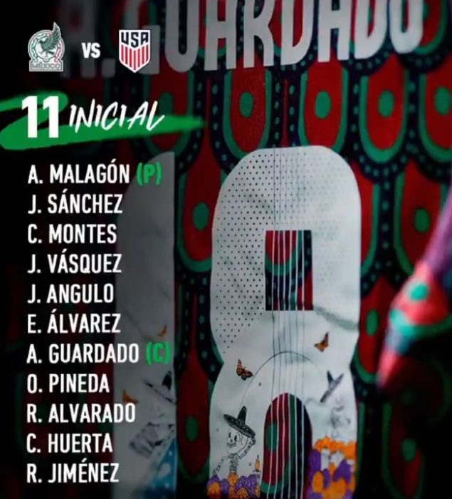 Last Guardado El Tri game | Mexico National Football Team vs USMNT Team ...