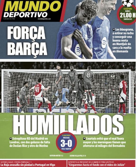 "Humillados"- Spanish Newspaper Headlines & Front Page Reaction to ...