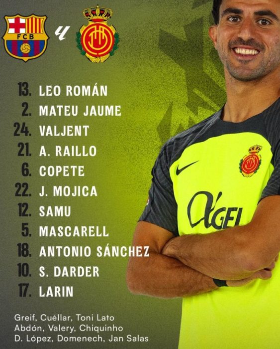 April 2025- FC Barcelona vs RCD Mallorca Lineups Timeline Stats | BAR 1 ...