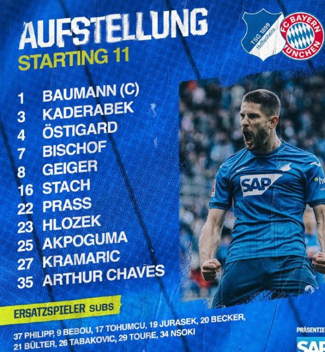 HOF BAY 0:4 May 2025 | TSG Hoffenheim vs Bayern Munich Lineups ...