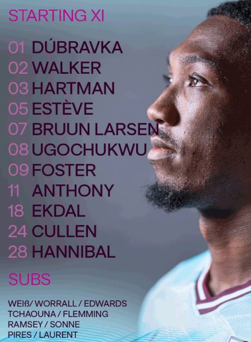 Manchester United FC vs Burnley FC 3-2 Lineups August 2025 Timeline ...