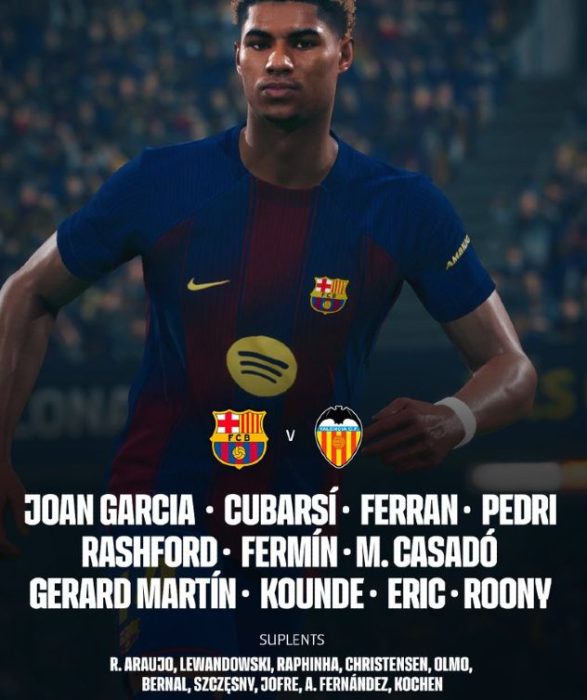BAR 6-0 VAL | FC Barcelona vs Valencia CF Lineups September 2025 ...